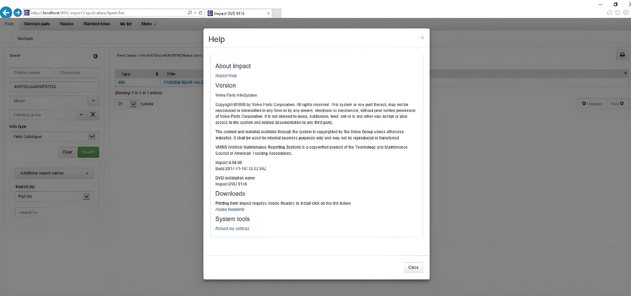 Volvo Impact Parts Catalog - Professional EPC | Nexus Auto